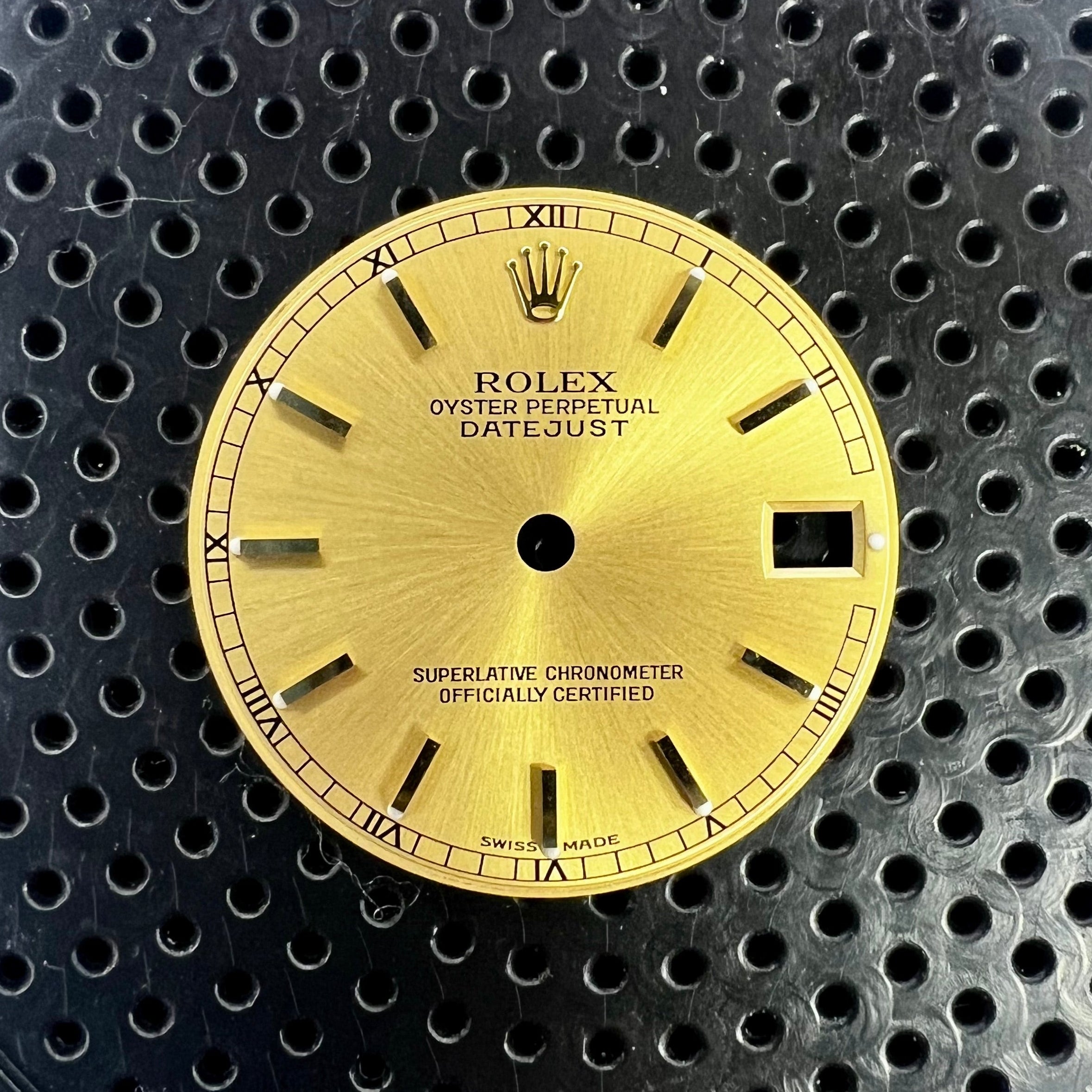 Genuine Rolex Datejust 31 Champagne Classic Stick Dial – WatchStyler